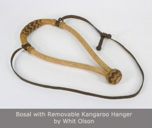 Bosal with Removable Kangaroo Hanger by Whit Olson | Museum of the Big Bend