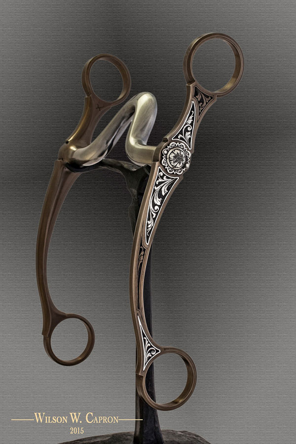 Solid Shank Bit with a Baskin’s Style Mouthpiece by Wilson Capron ...