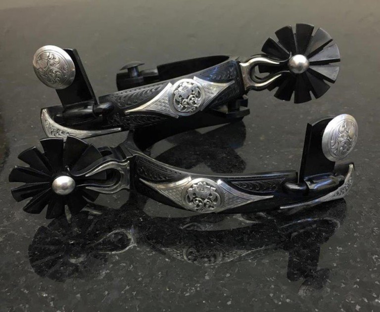 Windmill Rowel Spurs by Wilson Capron | Museum of the Big Bend