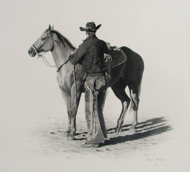 A Wary Eye by Brian Asher – SOLD | Museum of the Big Bend