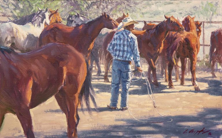 Catching a Fresh Mount by Loren Entz | Museum of the Big Bend