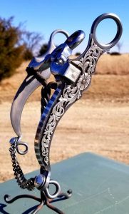 Nevada Cheek Bridle Bit by Troy Flaharty | Museum of the Big Bend