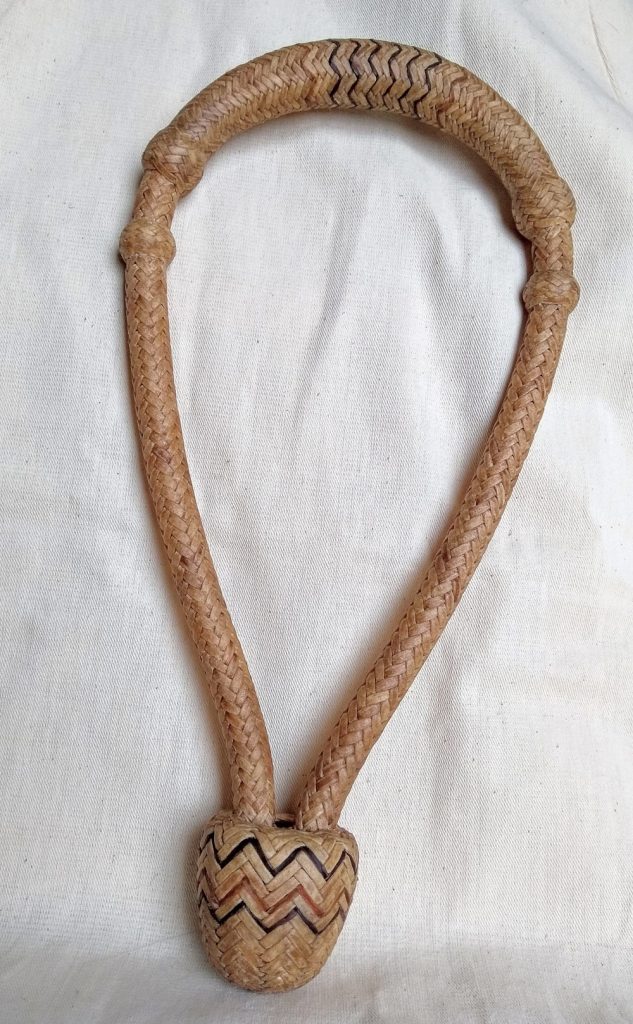 Braided Rawhide Hackamore by Vern Ballantyne | Museum of the Big Bend