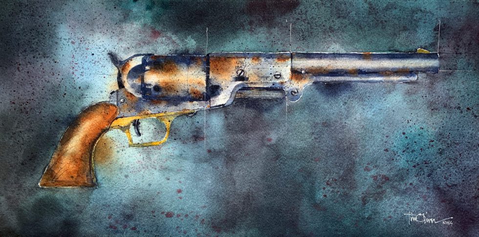 ART 56. Ole Sam Colt’s Walker by Tim Oliver – SOLD | Museum of the Big Bend