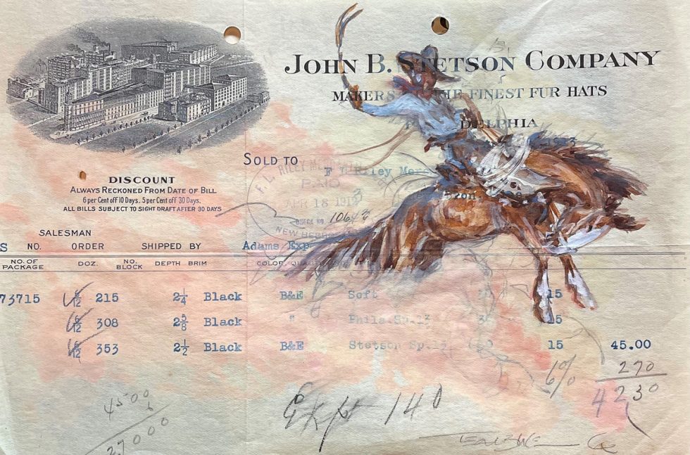 ART 62. Stetson by Teal Blake – SOLD | Museum of the Big Bend