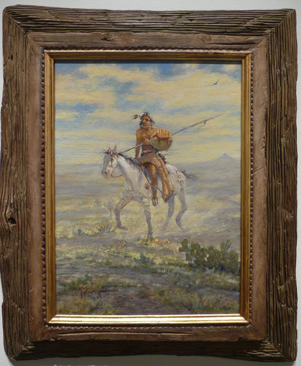ART 77. Powder Face-Comanche Scout by Mike Capron – SOLD | Museum of ...
