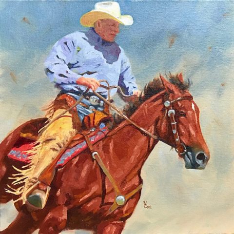 ART 86. Ready to Run by Valerie Coe – SOLD | Museum of the Big Bend