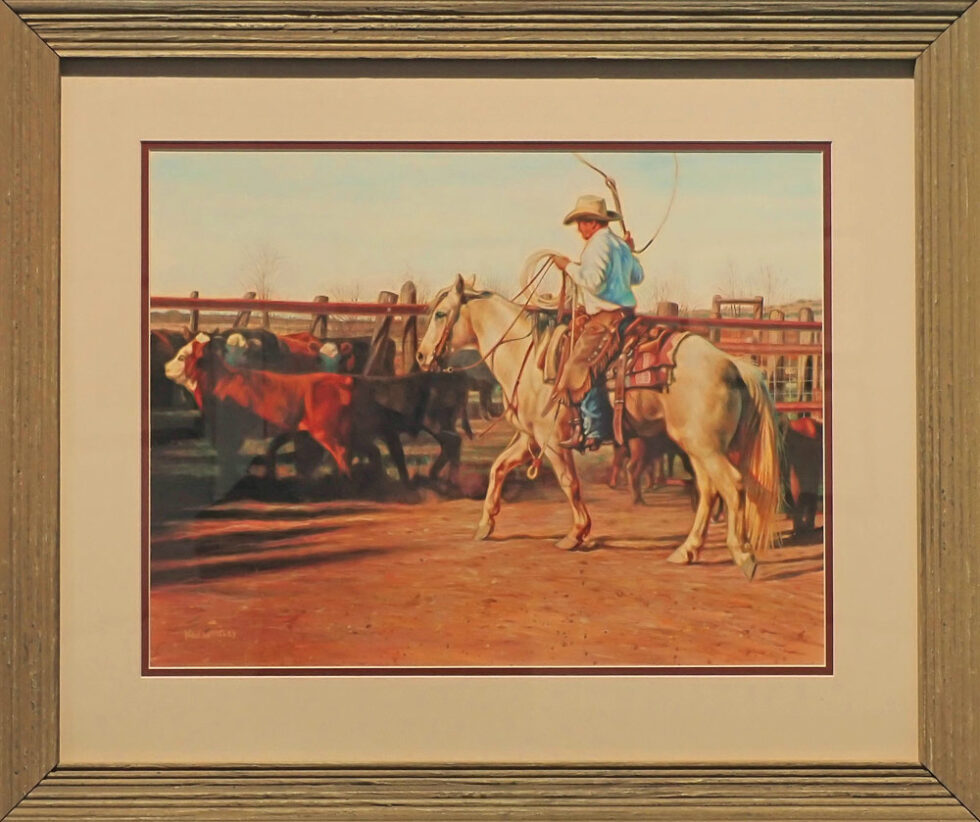 46. Working the Horse Pens on H Anchor by KW Whitley | Museum of the ...