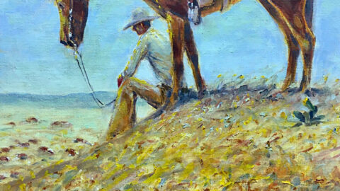 Nothin’ To This Cowpunchin’ by Mike Capron – SOLD | Museum of the Big Bend