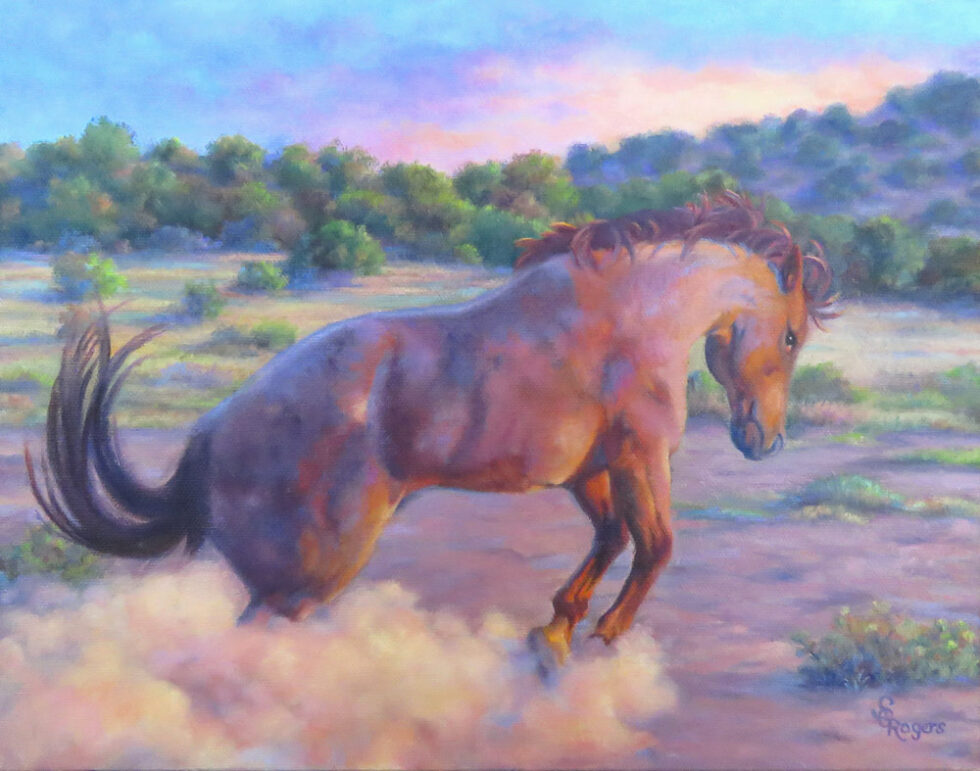 Roany’s Feeling Good by Shelly G. Rogers – SOLD | Museum of the Big Bend