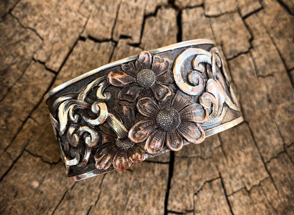 Fancy Cuff Bracelet by Justin Diver | Museum of the Big Bend