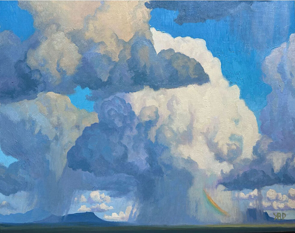 Transpecos Sky by Katie Betsill Del Vecchio – SOLD | Museum of the Big Bend